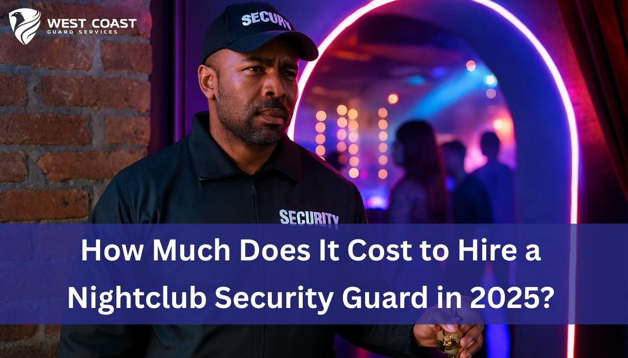 Nightclub Security Guard Cost in 2025